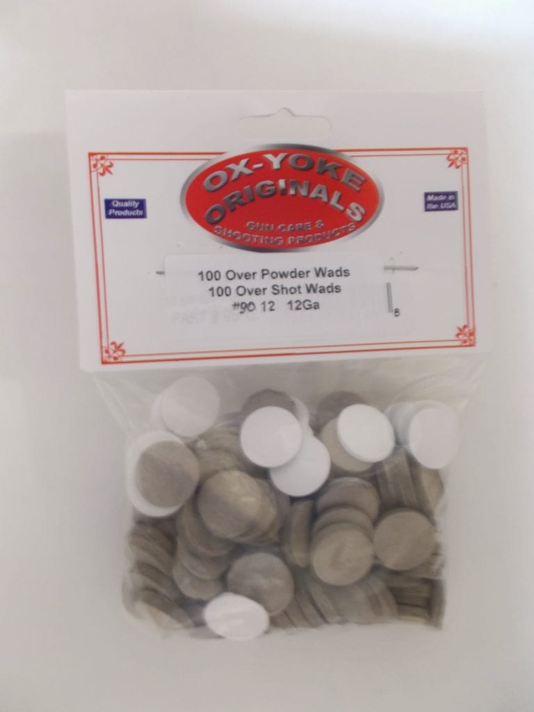 12 GA OVER SHOT & OVER POWDER CARDS 100 PKG | Muzzle Loading and More
