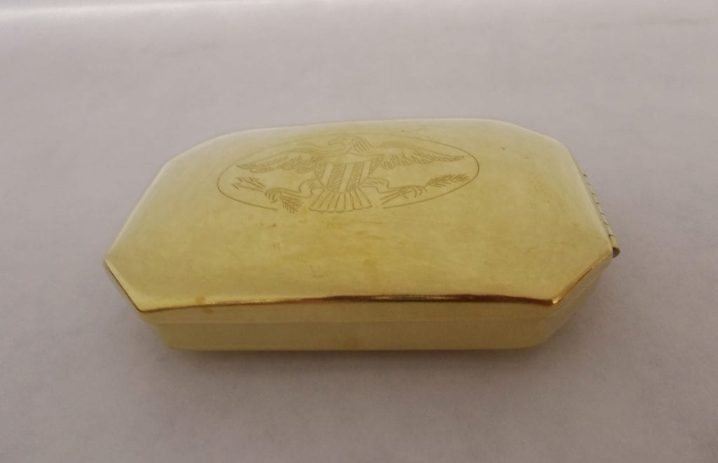 1700 TENDER BOX, BRASS W/ EAGLE | Muzzle Loading and More